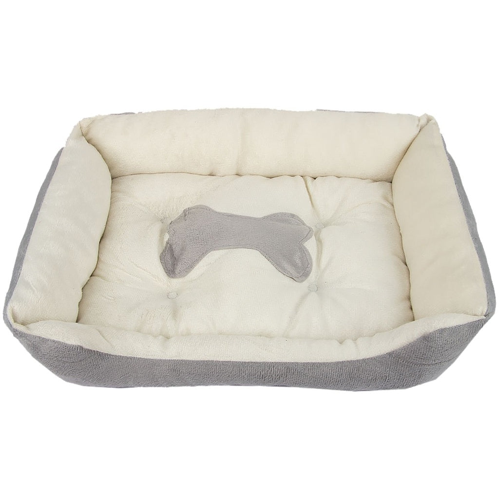Floofi Pet Bed Bone Grey - S – CatnDog.com.au - Pet Supplies